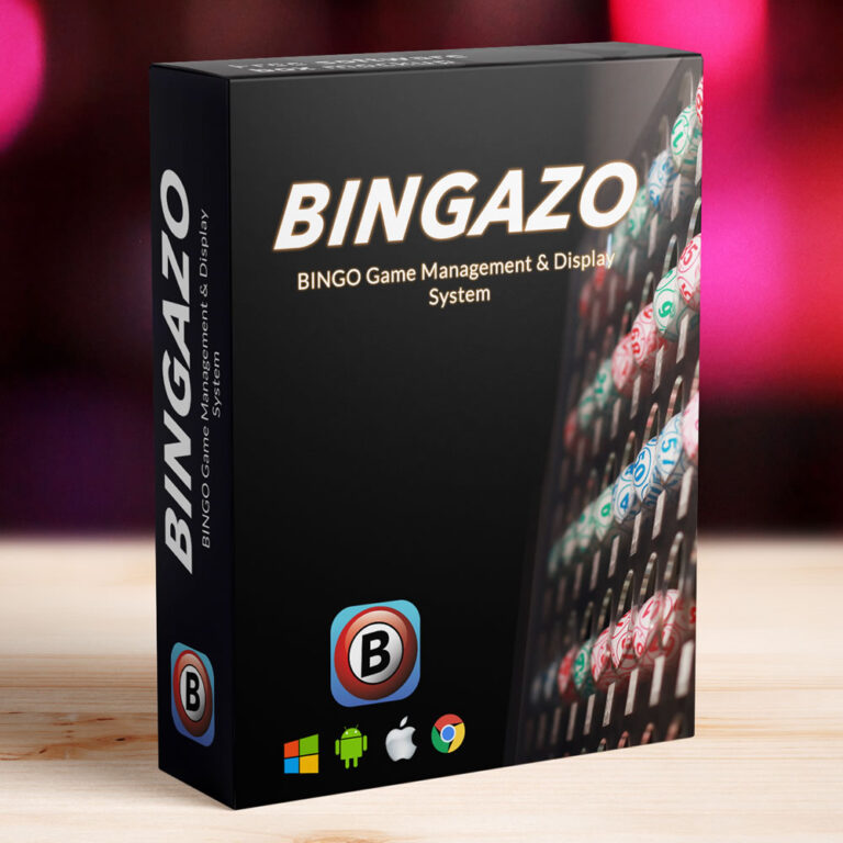 BINGAZO Live Bingo Management and Flashboard Display System