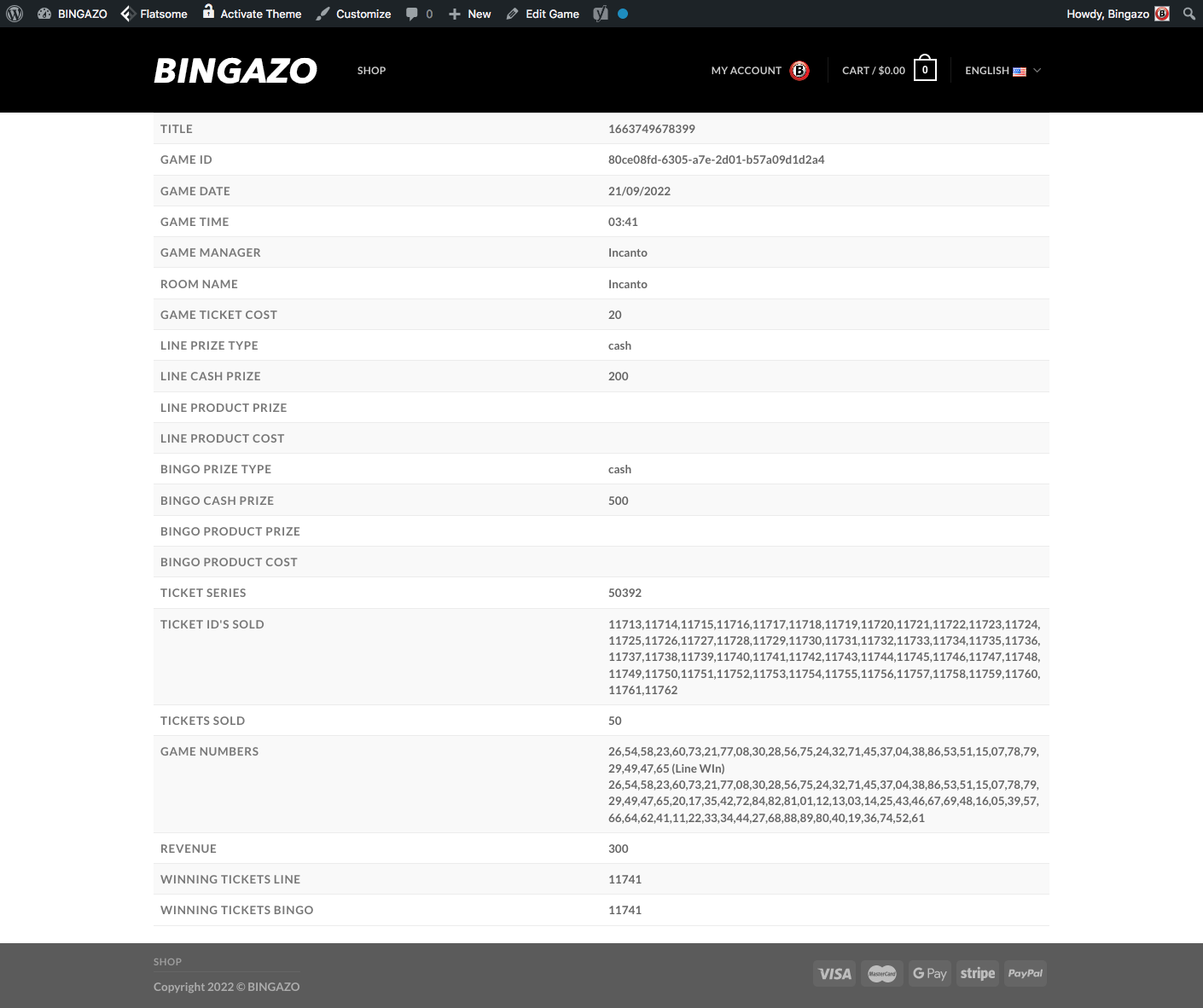BINGAZO Live Bingo Management and Flashboard Display System