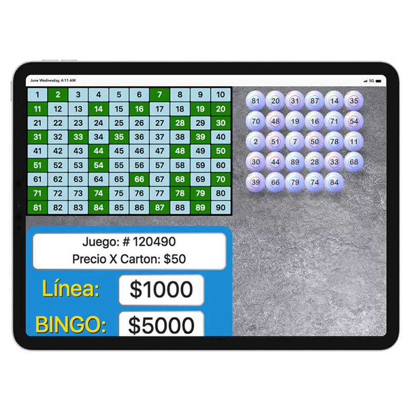 BINGAZO Live Bingo Management and Flashboard Display System