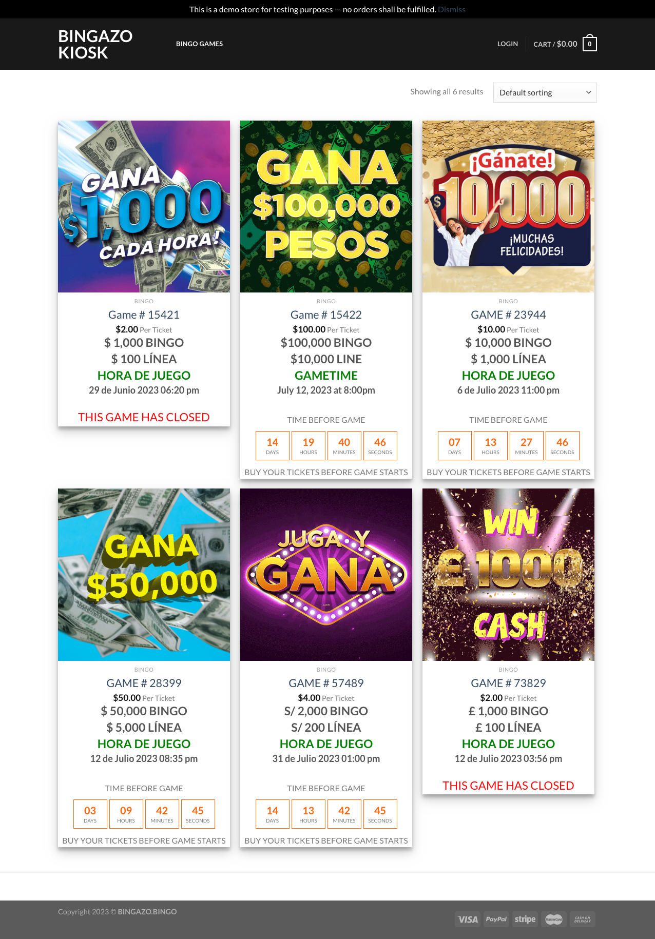 BINGAZO Live Bingo Management and Flashboard Display System