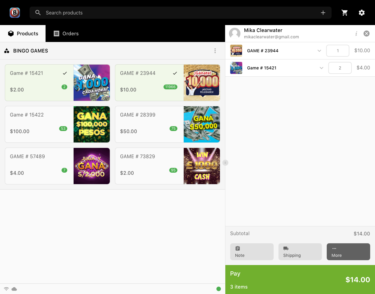 BINGAZO Live Bingo Management and Flashboard Display System